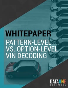 VIN Decoder & Vehicle Data Resources | DataOne Software